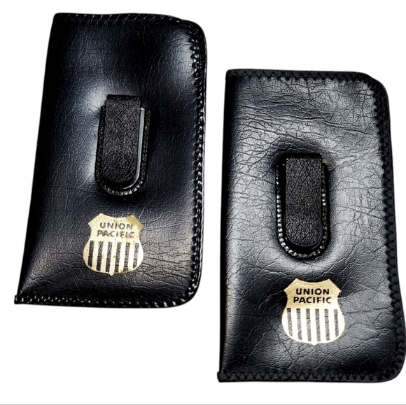 Union Pacific | Accessories | Union Pacific Set Of 2 Vntg Logo Black ...